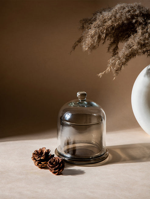 Glass Bell Jar - Smoke | The Table Fable