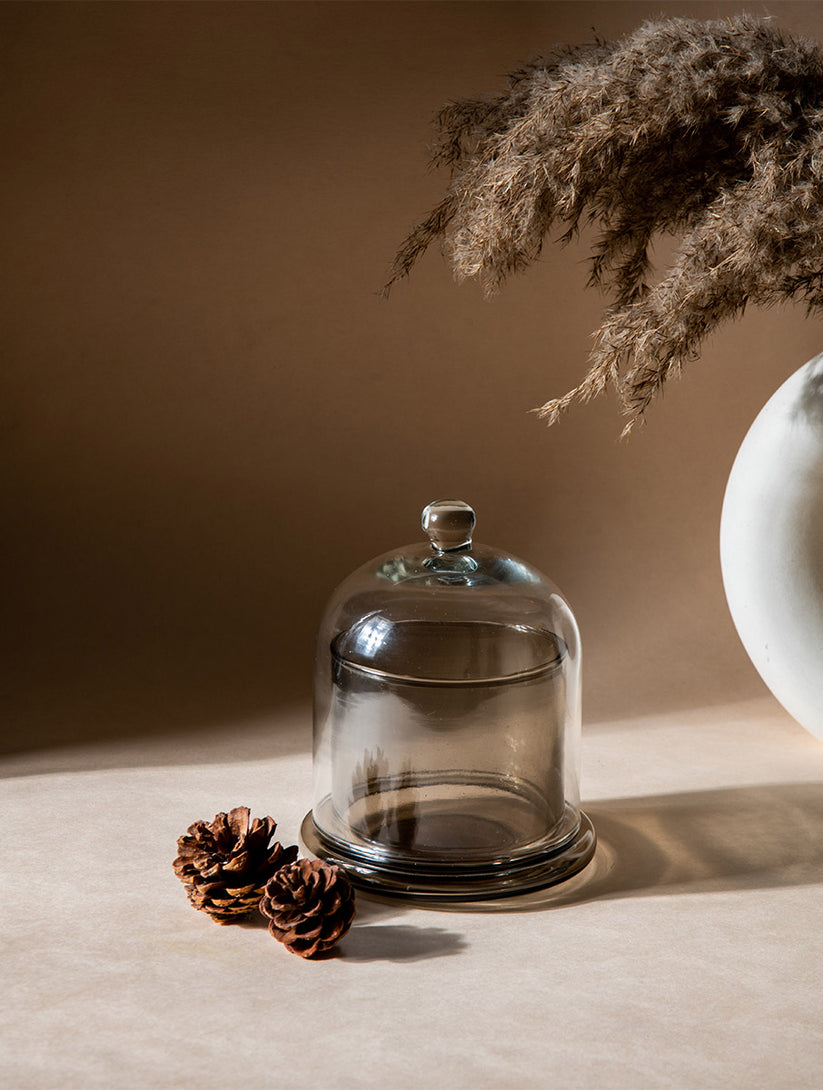 Glass Bell Jar - Smoke | The Table Fable